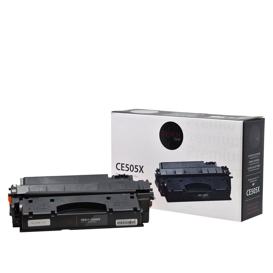HP 05X®CE505X Cartouche Toner Noire Compatible – Technotrio